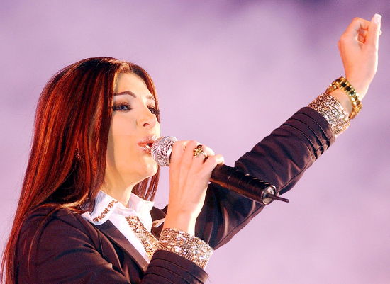 Dena Alhaik Lebanese Singer During Festival Editorial Stock Photo ...
