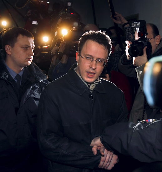 35yearold Banker Alexei Frenkel C Escorted Editorial Stock Photo ...