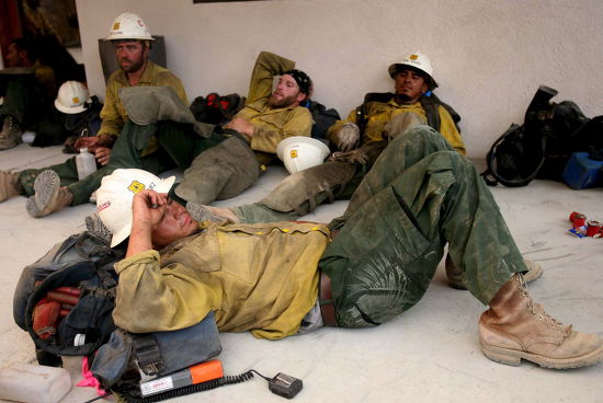 Hot Shot Firefighters Monterray Relax After Editorial Stock Photo ...