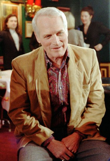 Aspel Meets Paul Newman Tv Paul Editorial Stock Photo - Stock Image ...