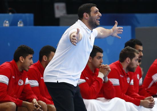 Egypts Head Coach Marwan Ragab Reacts Editorial Stock Photo - Stock ...