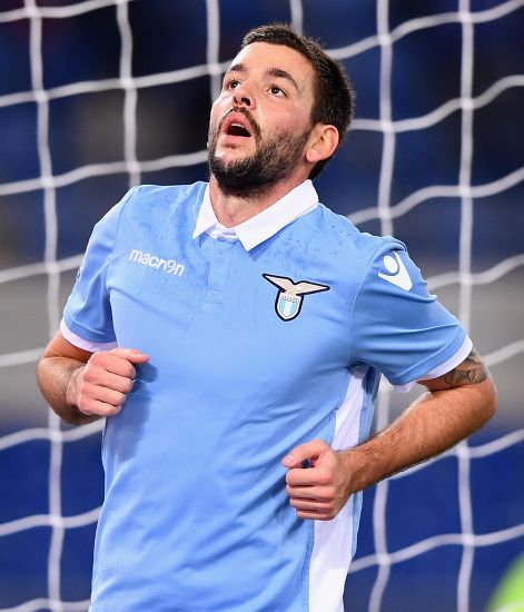 Ss Lazios Filip Djordjevic Celebrates After Editorial Stock Photo ...