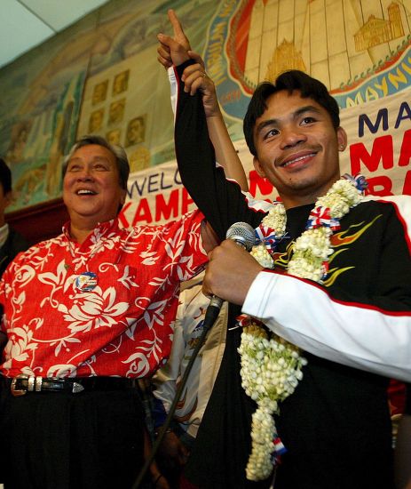 Manila Mayor Lito Atienza Raise Hand Editorial Stock Photo - Stock ...