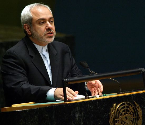 Irans Ambassador United Nations Javad Zalif Editorial Stock Photo ...