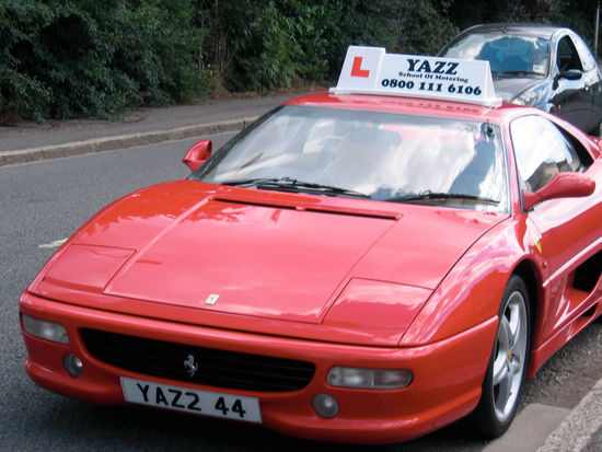 Ferrari 355 Gtb Car Learner Drivers Editorial Stock Photo - Stock Image ...
