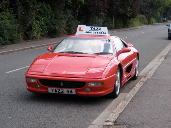 Ferrari 355 Gtb Car Learner Drivers Editorial Stock Photo - Stock Image ...