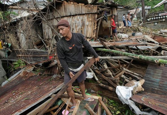 Filipino Resident Collect What Left His Editorial Stock Photo - Stock ...