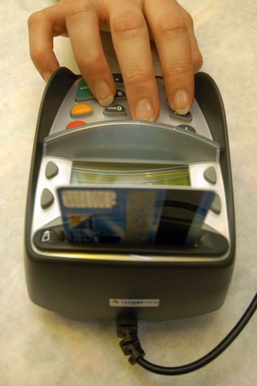 Chip Pin Credit Card System Editorial Stock Photo - Stock Image ...