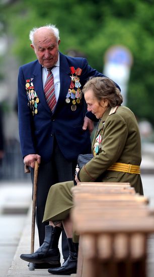 Muchhonoured Bulgarian Wwii Veterans Chat During Editorial Stock Photo ...