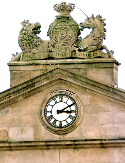 Omagh Courthouse Clock Shows 310pm Exactly Editorial Stock Photo ...