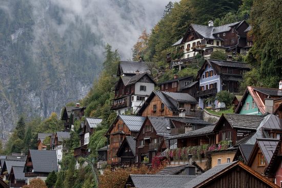 General View Austrian Unesco World Heritage Editorial Stock Photo ...