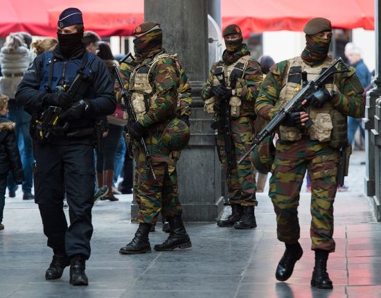 Police Officer Soldiers On Security Duty Editorial Stock Photo - Stock ...