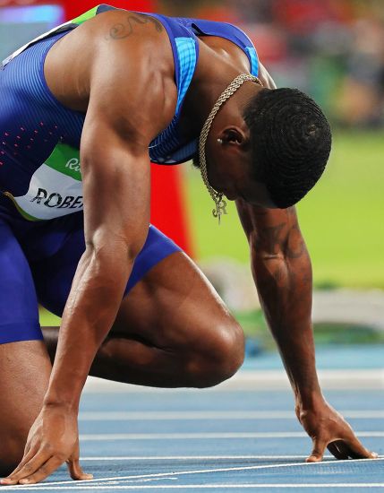 Gil Roberts Usa Prepares Compete During Editorial Stock Photo - Stock ...
