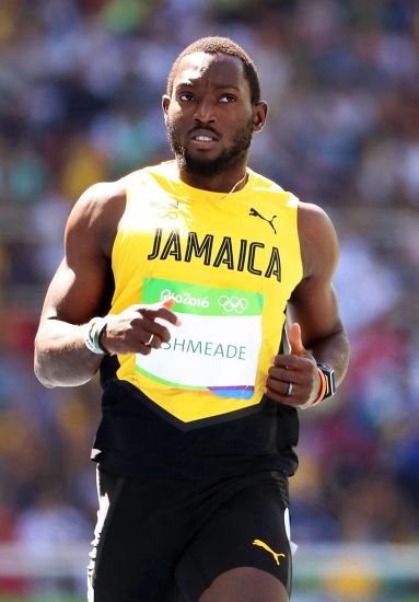 Nickel Ashmeade Jamaica Reacts After Competing Editorial Stock Photo ...