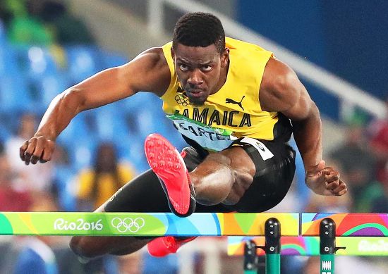 Deuce Carter Jamaica Competes During Mens Editorial Stock Photo - Stock ...