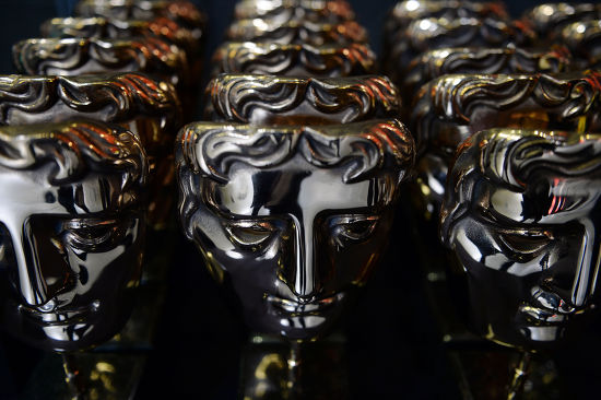 Iconic Bafta Mask Awards Displayed Before Editorial Stock Photo - Stock ...