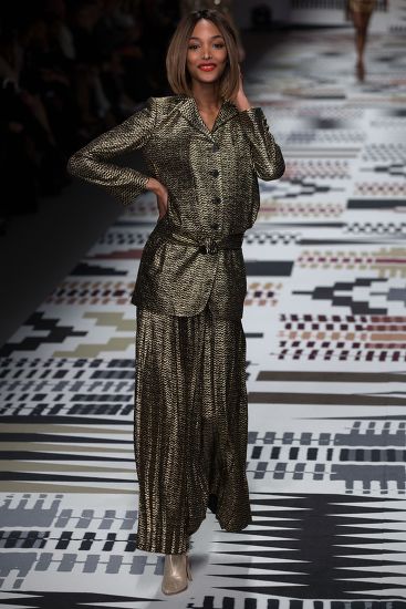 British Model Jordan Dunn Takes Catwalk Editorial Stock Photo - Stock ...