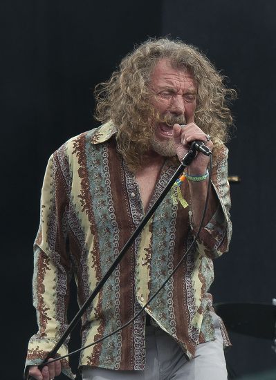 British Singer Robert Plant Performs Glastonbury Editorial Stock Photo ...