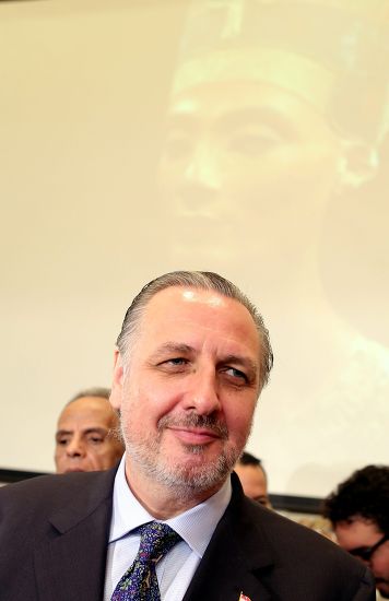 British Egyptologist Nicholas Reeves Looks On Editorial Stock Photo ...