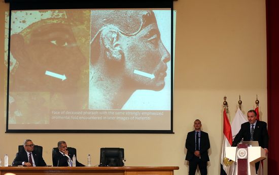 British Egyptologist Nicholas Reeves R Speaks Editorial Stock Photo ...