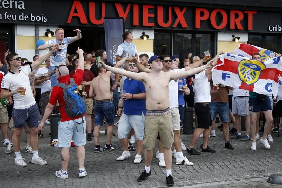 English Supporters Chant Slogans They Clash Editorial Stock Photo ...