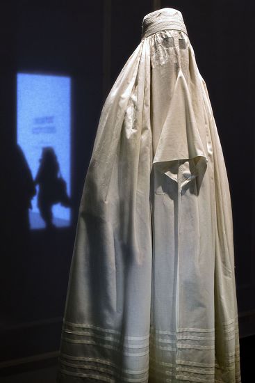 Womans Wrap Chader Boqre Afghanistan Pakistan Editorial Stock Photo ...