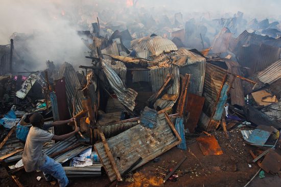 Resident Deep Sea Slum Tries Pull Editorial Stock Photo - Stock Image ...