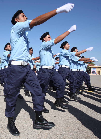 Libyan Police Cadets March Compound Police Editorial Stock Photo ...
