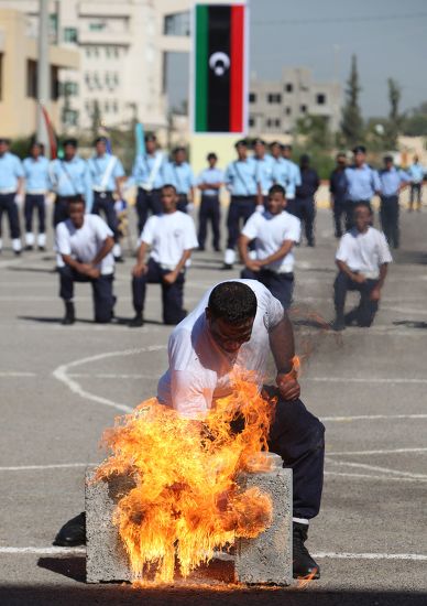 New Libyan Police Officers Present Their Editorial Stock Photo - Stock ...