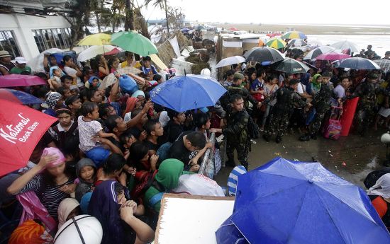 Filipino Residents Held Back By Air Editorial Stock Photo - Stock Image ...