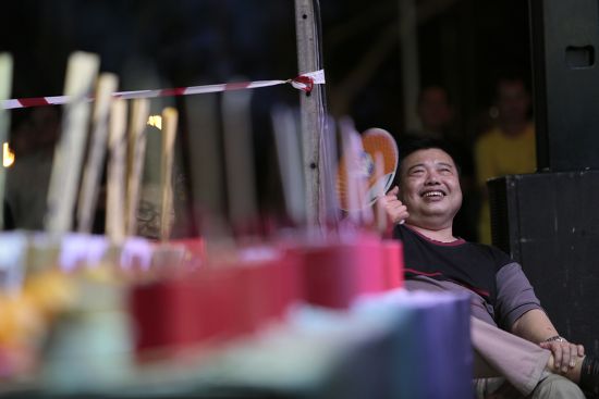 Man Reacts Getai Literally Songstage Performance Editorial Stock Photo ...