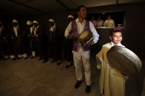 Members Soufi Stambali Group Perform During Editorial Stock Photo ...