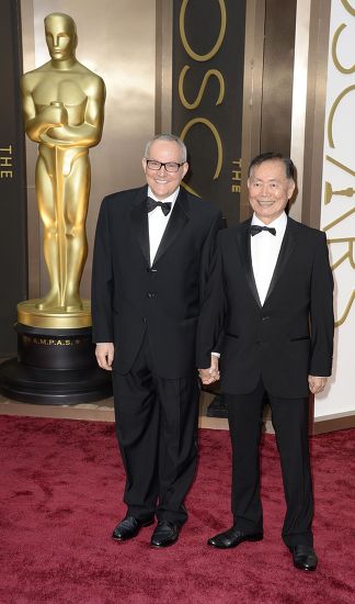 Us Actor George Takei R Partner Editorial Stock Photo - Stock Image ...