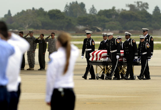 Casket Carrying Body Yarnell Hill Fire Editorial Stock Photo - Stock ...