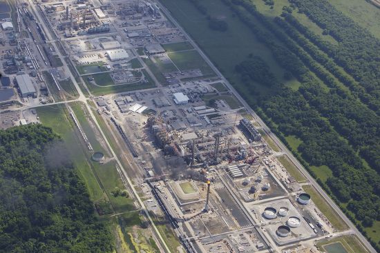 General View Williams Olefins Chemical Plant Editorial Stock Photo ...