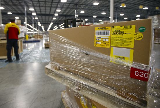 Cargo Sits New Dhl Facility Ohare Editorial Stock Photo - Stock Image ...