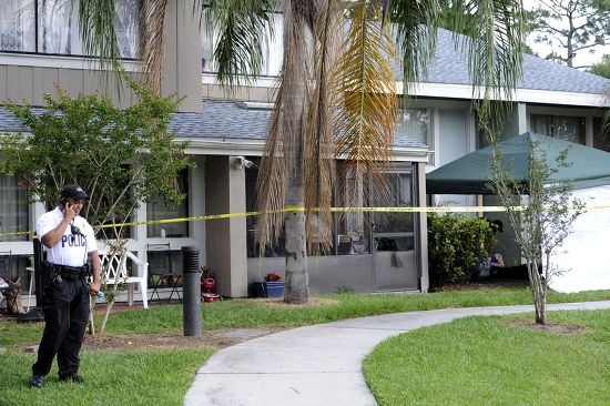 Orlando Florida Crime Scene Technicians Law Editorial Stock Photo ...