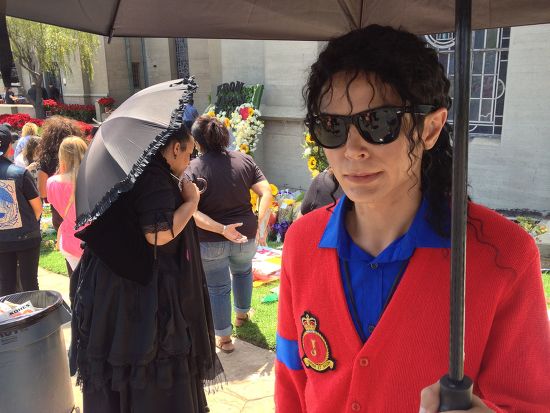 Carlo Riley Michael Jackson Lookalike Stands Editorial Stock Photo ...