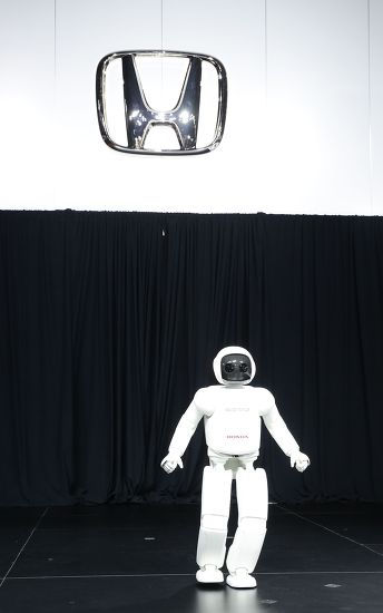 Asimo Hondas Humanoid Robot C Seen Editorial Stock Photo - Stock Image ...