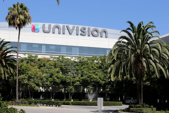 Univision Los Angeles Headquarters Building Pictured Editorial Stock ...