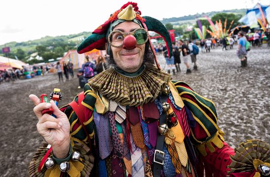 Actor Dressed Jester Photographed Circus Area Editorial Stock Photo ...