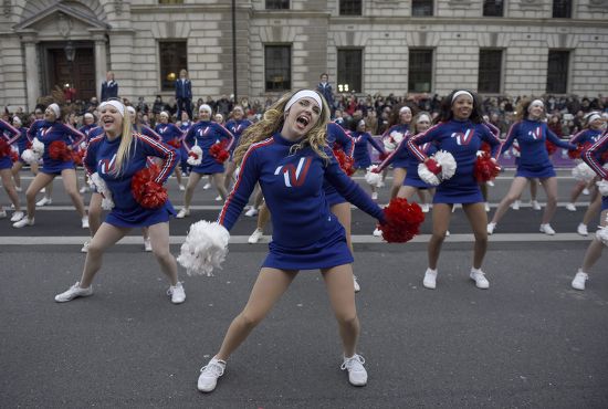 Members Varsity All American Cheerleaders Dancers Editorial Stock Photo ...