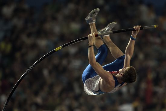Silver Medalist Vladimir Shcherbakov Russia Competes Editorial Stock ...