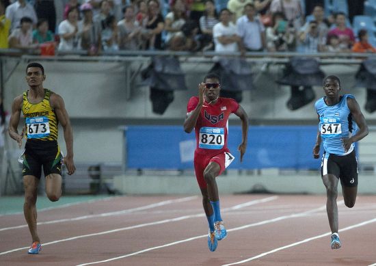 Medalists Lr Chad Walker Jamaica Silver Editorial Stock Photo - Stock ...