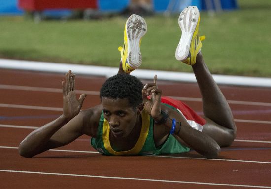 Wogene Sebisibe Sidamo Ethiopia Celebrates After Editorial Stock Photo ...