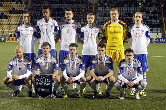 Faroe Islands National Soccer Team Players Editorial Stock Photo ...