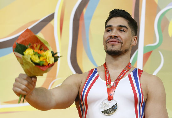 British Gymnast Louis Smith Smiles His Editorial Stock Photo - Stock ...