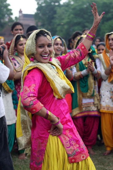 Indian Woman Khalsa Female College Wearing Editorial Stock Photo ...
