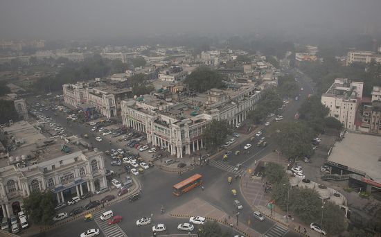 Aerial View Connaught Place Area New Editorial Stock Photo - Stock ...