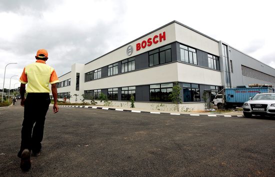 Exterior View During Inauguration Bosch Factory Editorial Stock Photo ...